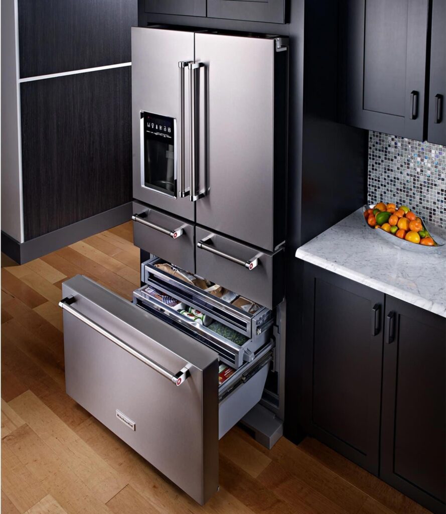 Nevecón Kitchenaid French Door 731Lts - Acero - USA Electrodomésticos