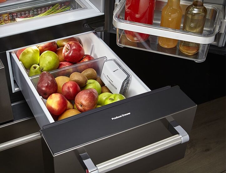Nevecon Kitchenaid French Door 731Lts - Negra - USA Electrodomésticos